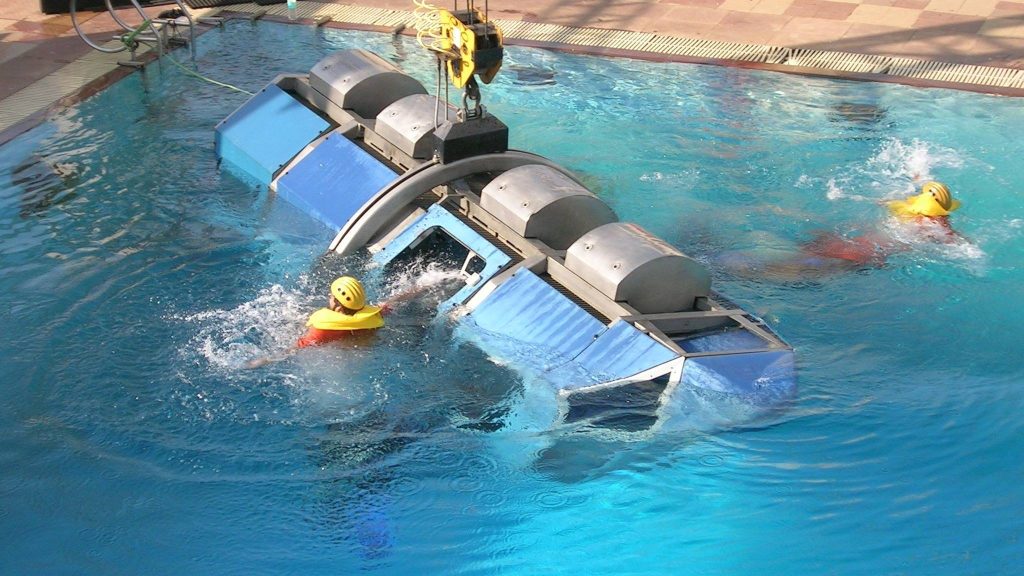 HUET (Helicopter Underwater) Course » ATI ONGC